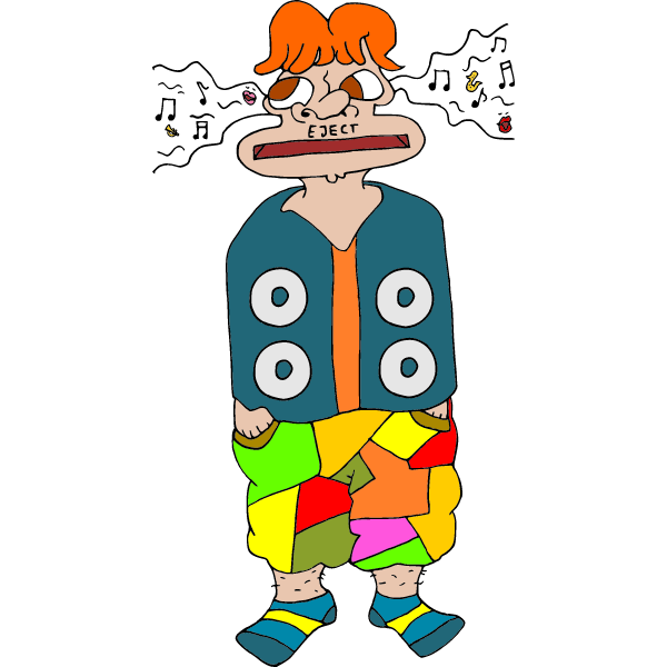 Human Jukebox | Free SVG