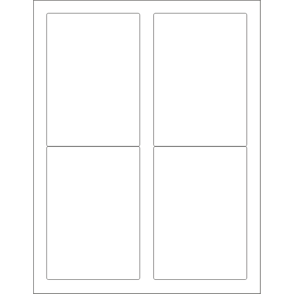 WL-5100 address label template vector clip art | Free SVG