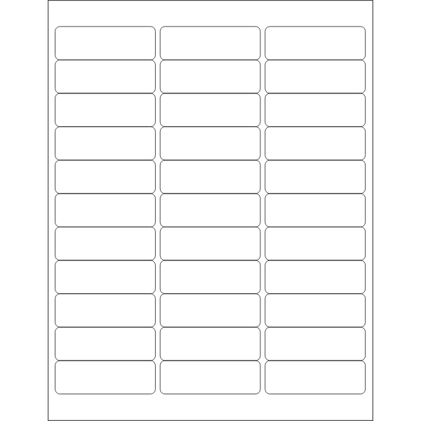 WL-950 address label template vector image | Free SVG